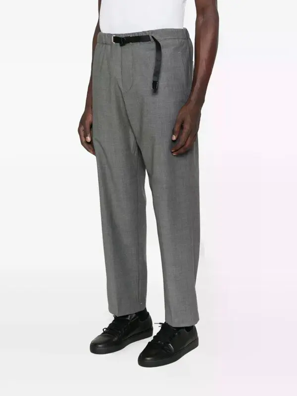 WHITE SAND Drawstring-fastening Trousers