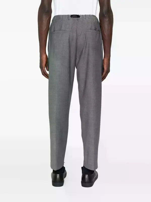 WHITE SAND Drawstring-fastening Trousers