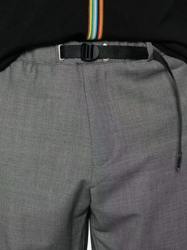 WHITE SAND Drawstring-fastening Trousers
