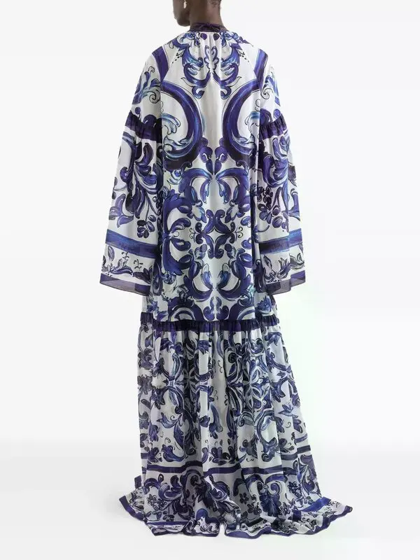 Dolce & Gabbana Majolica-print Cotton Dress