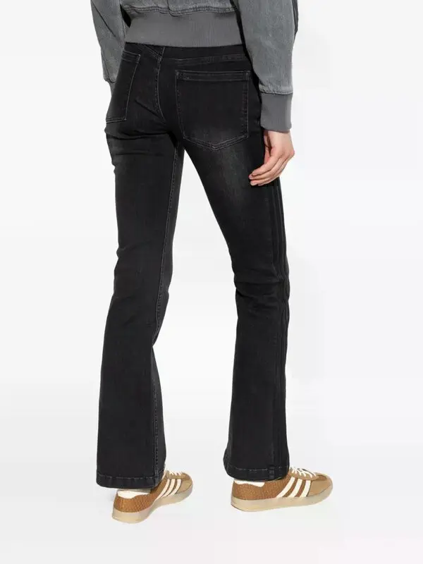 Adidas Distressed Flare Leg Jeans