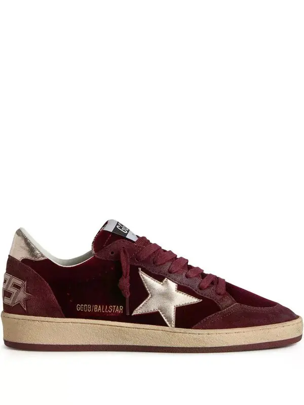 GOLDEN GOOSE Ball Star Velvet Sneakers