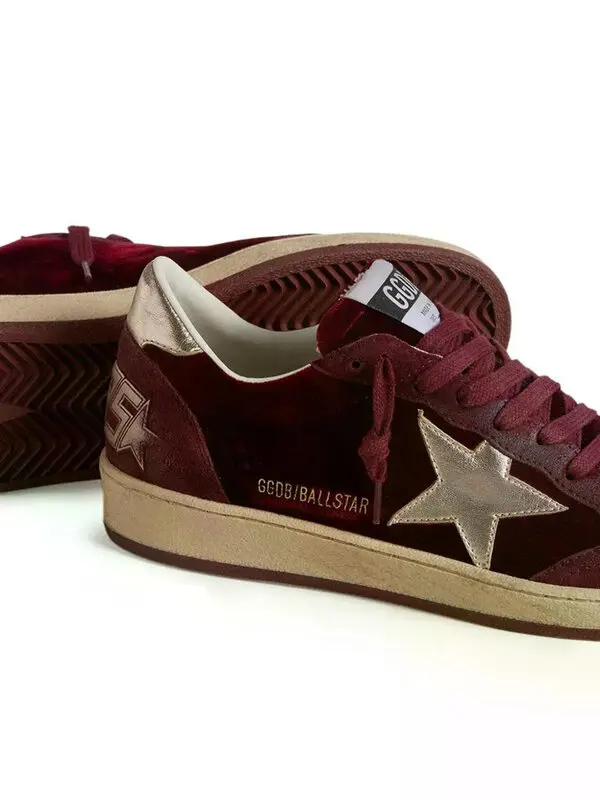 GOLDEN GOOSE Ball Star Velvet Sneakers