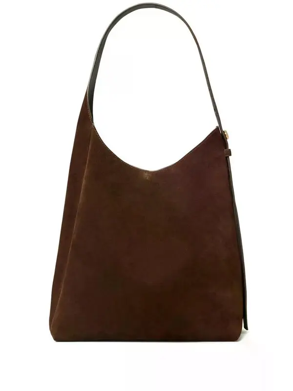 Tory Burch Romy Suede Tote Bag - Brown
