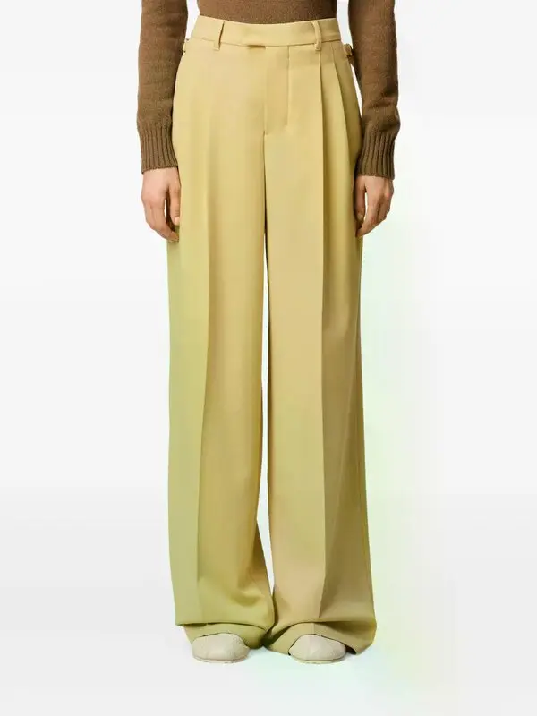AMI Paris Side-straps Wool Trousers
