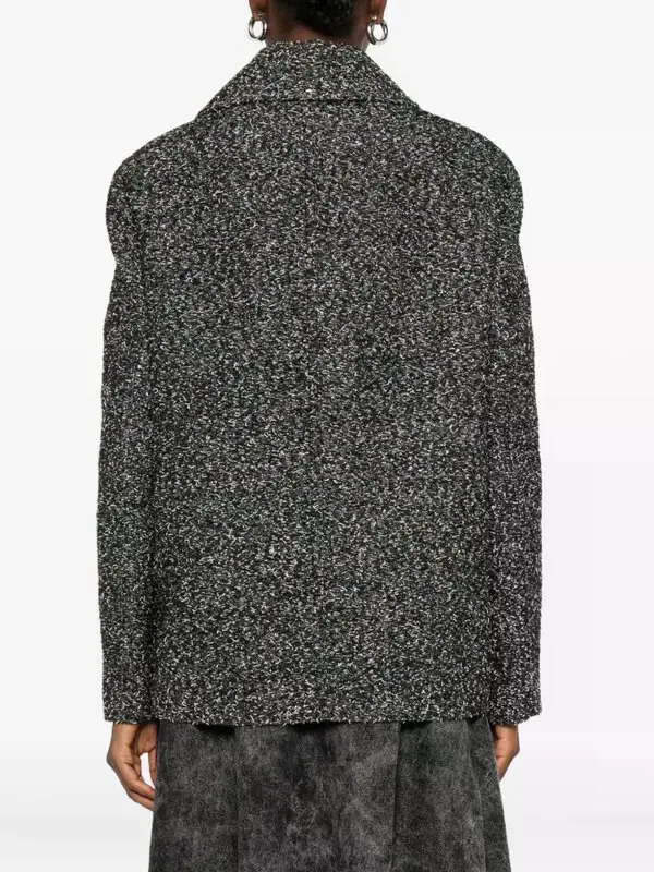 Sportmax Speckled Double-breasted Coat