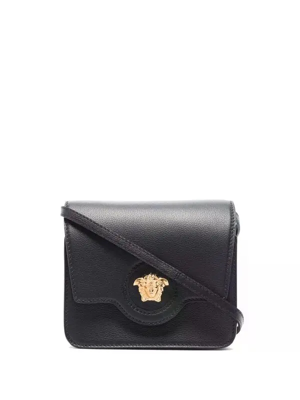 Versace La Medusa Crossbody Bag - Black