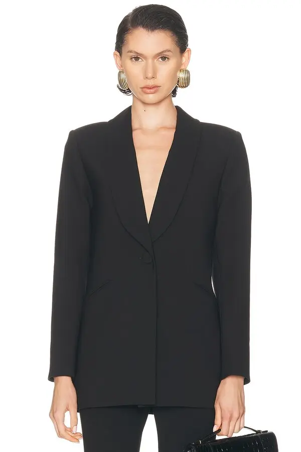 Carolina Herrera Single Breasted Blazer