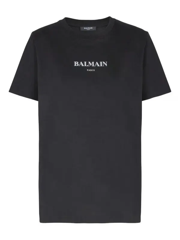 Balmain Logo-embroidered Cotton T-shirt