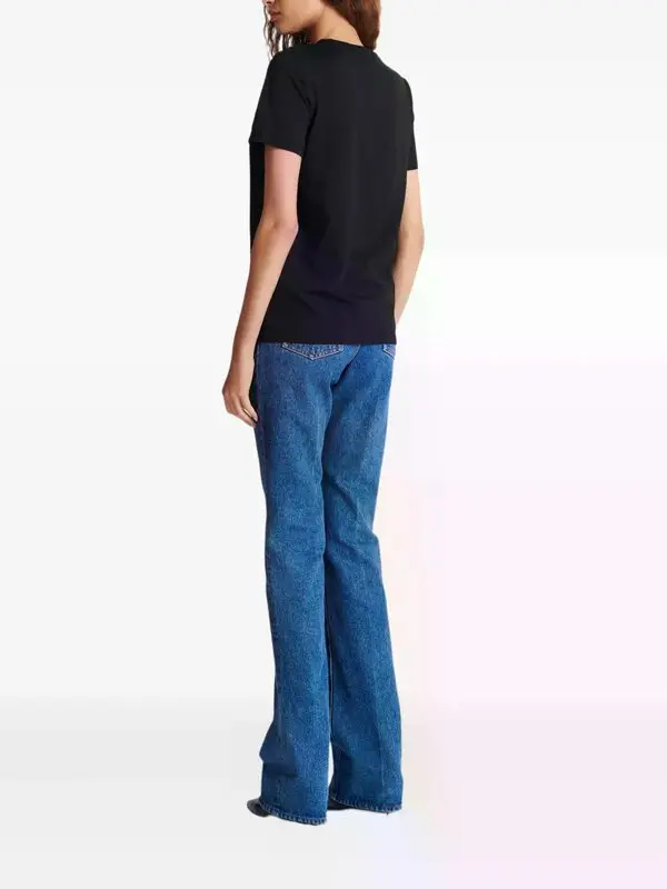 Balmain Logo-embroidered Cotton T-shirt