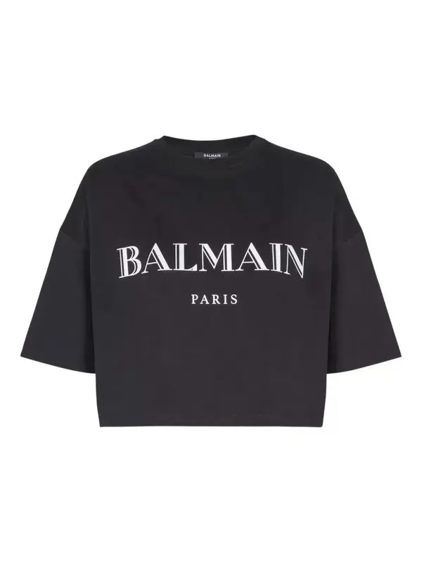 Balmain Logo-print T-shirt - Black