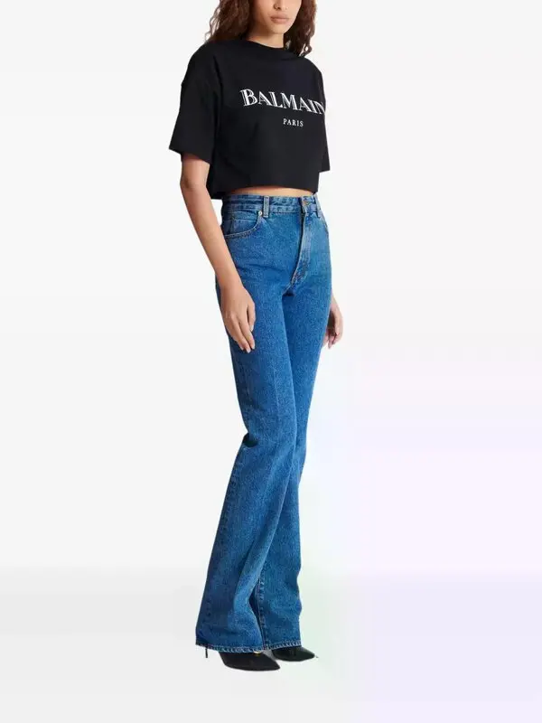 Balmain Logo-print T-shirt - Black