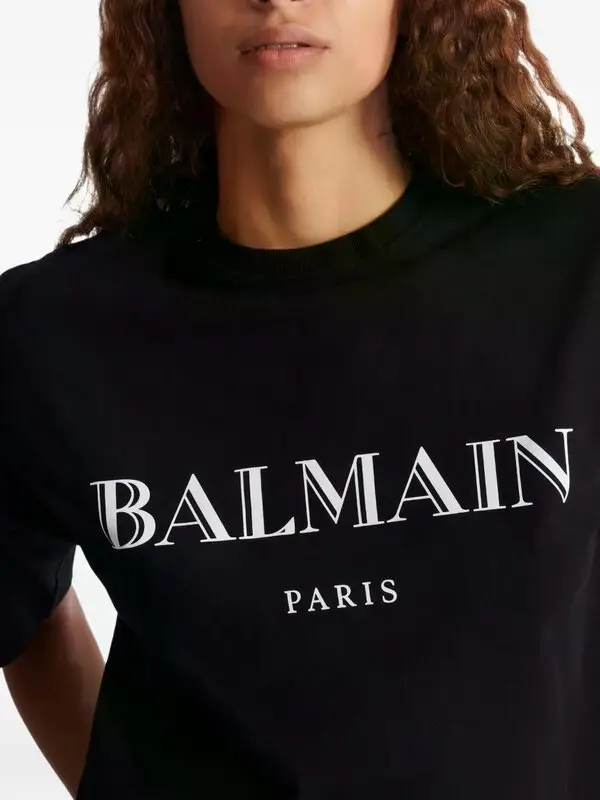 Balmain Logo-print T-shirt - Black