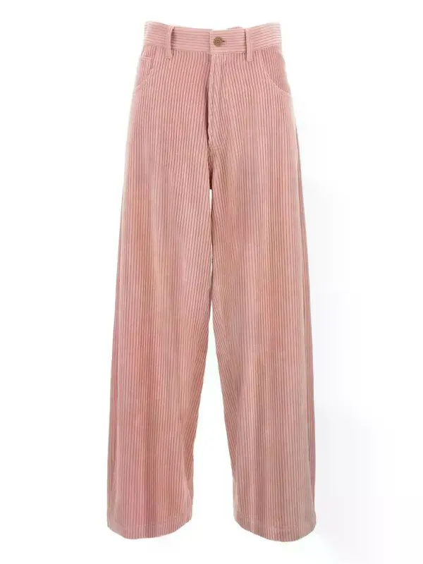 MAISON JEJIA Corduroy Wide Leg Trousers - Pink