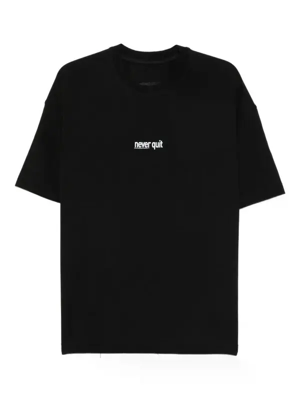 HAMZA Cotton-blend T-shirt - Black