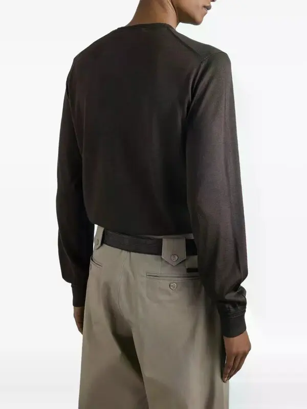 Dolce & Gabbana Crew Neck Silk T-shirt