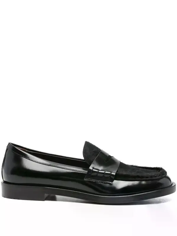 Roberto Festa Leather And Fur Loafers