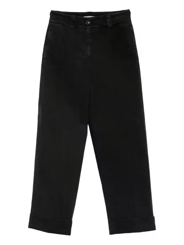 Peserico Cuffed Twill Trousers