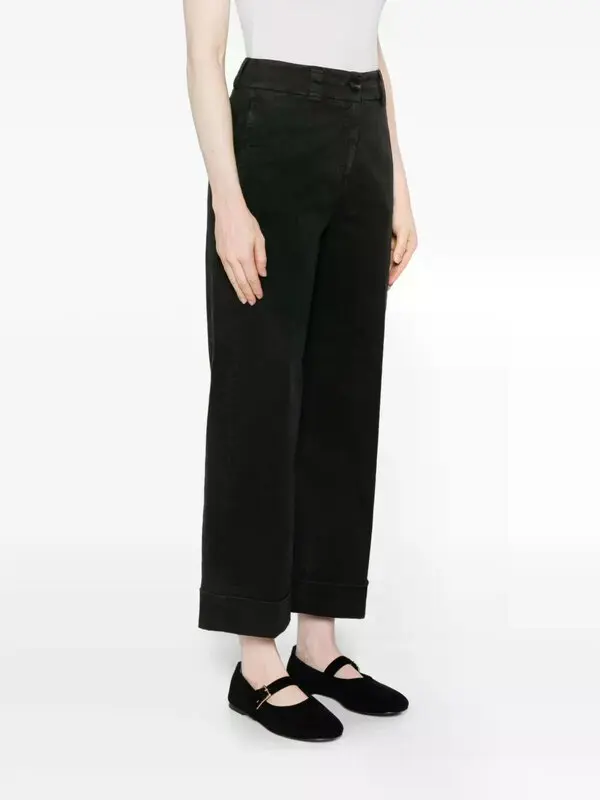 Peserico Cuffed Twill Trousers