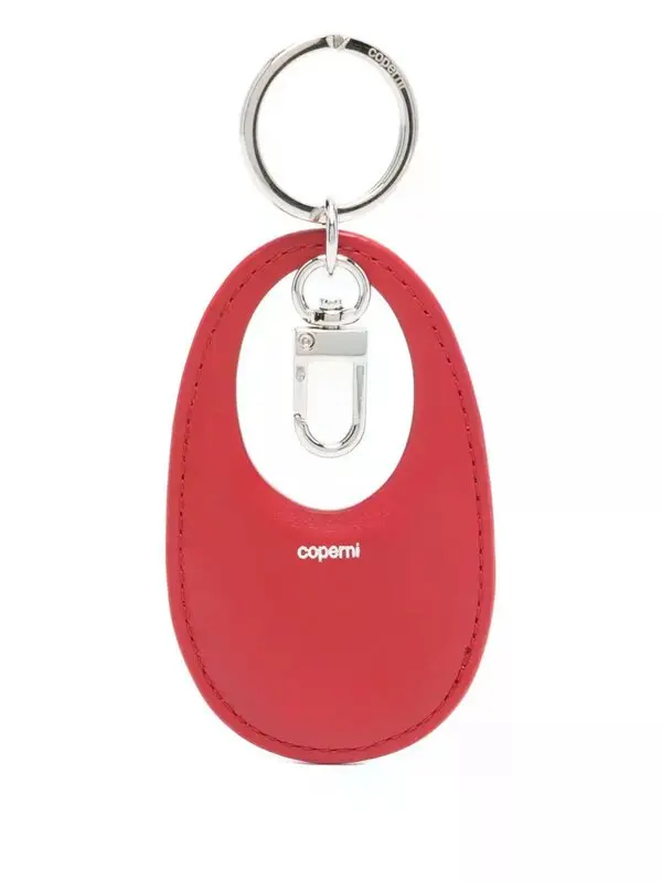 Coperni Oval-frame Keyring - Red