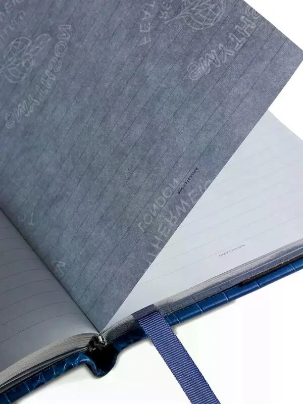 Smythson Crocodile-embossed Notebook