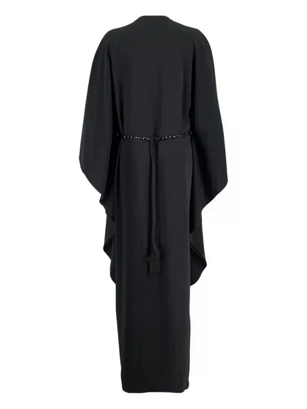 Johanna Ortiz Bead-embellished Maxi Dress - Black