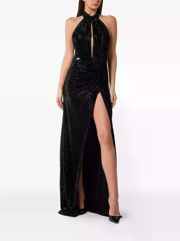 Philipp Plein Backless Maxi Dress