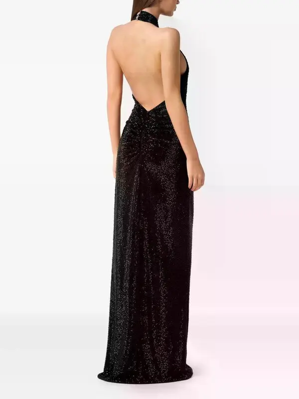 Philipp Plein Backless Maxi Dress