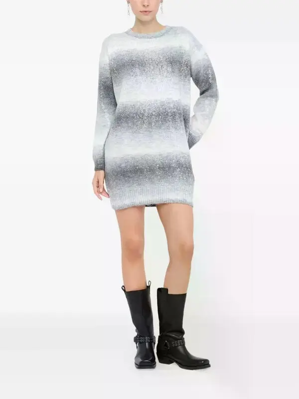 Liu Jo Ombre Sequin Knit Dress