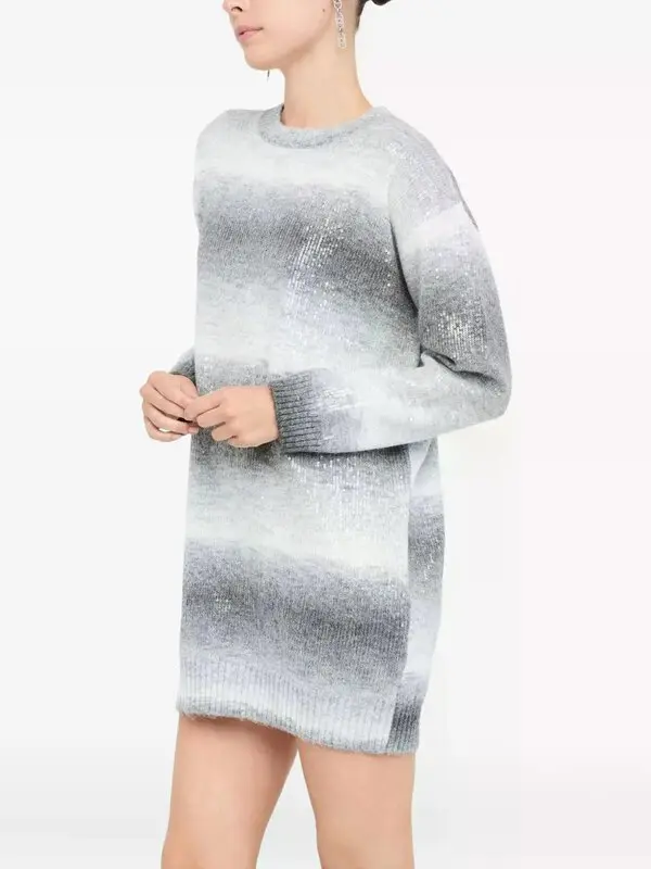 Liu Jo Ombre Sequin Knit Dress