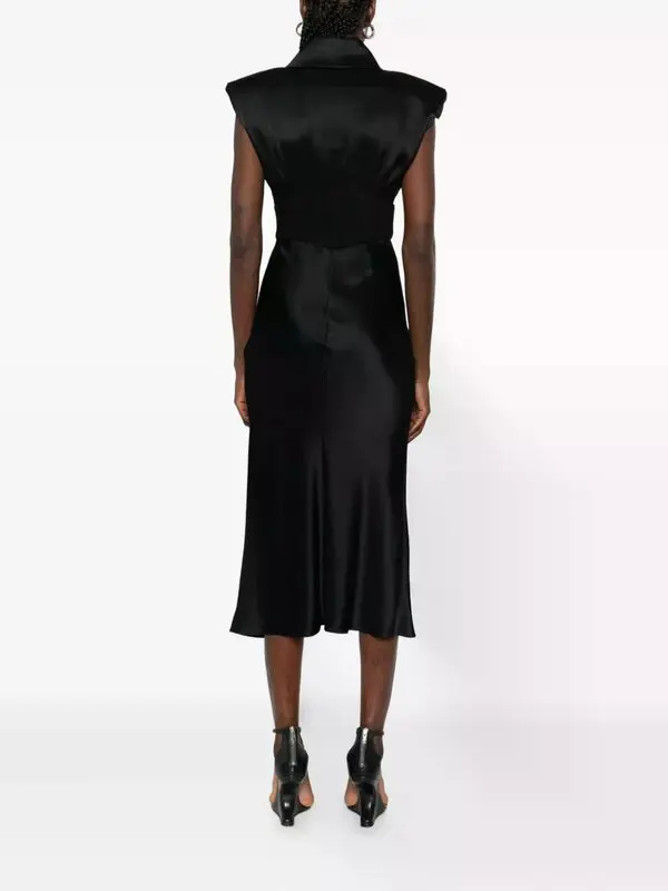 VESTIAIRE D'UN OISEAU LIBRE Corset Wool Dress