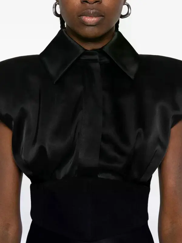 VESTIAIRE D'UN OISEAU LIBRE Corset Wool Dress