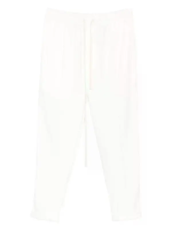 HAMZA Drawstring Trousers - White