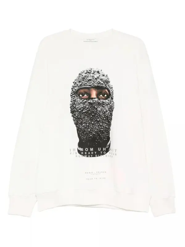 IH NOM UH NIT Cotton Sweatshirt - White