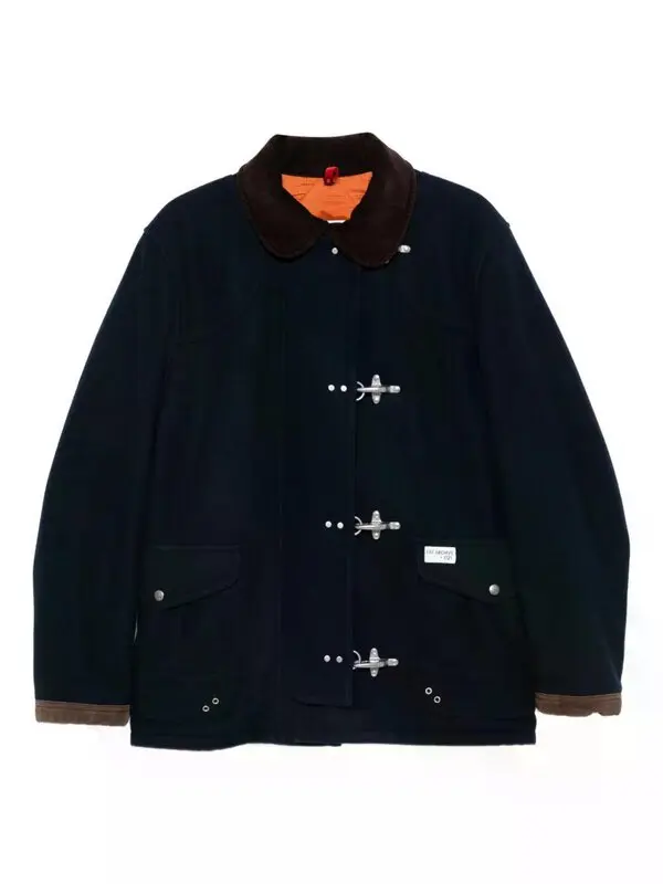 FAY Gancini Patch-pocket Coat