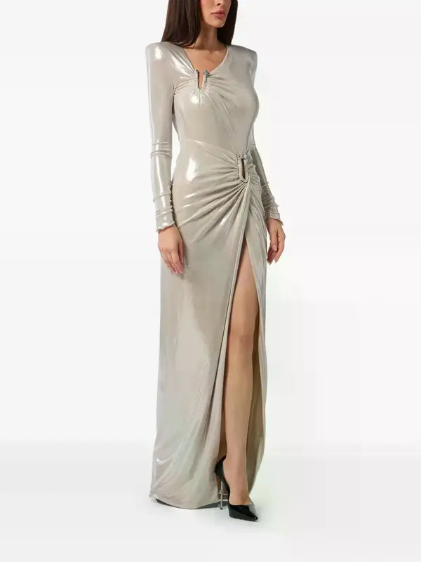Philipp Plein Draped Evening Dress