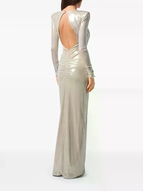 Philipp Plein Draped Evening Dress