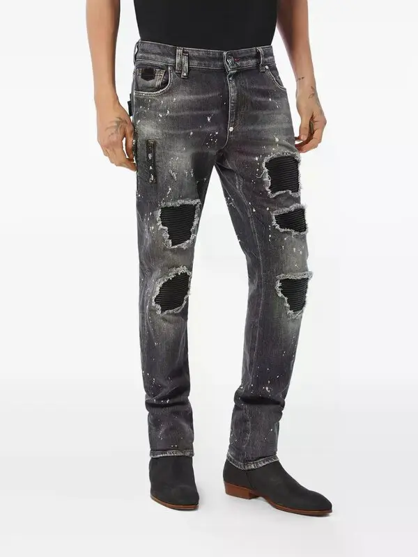 Philipp Plein Distressed Jeans