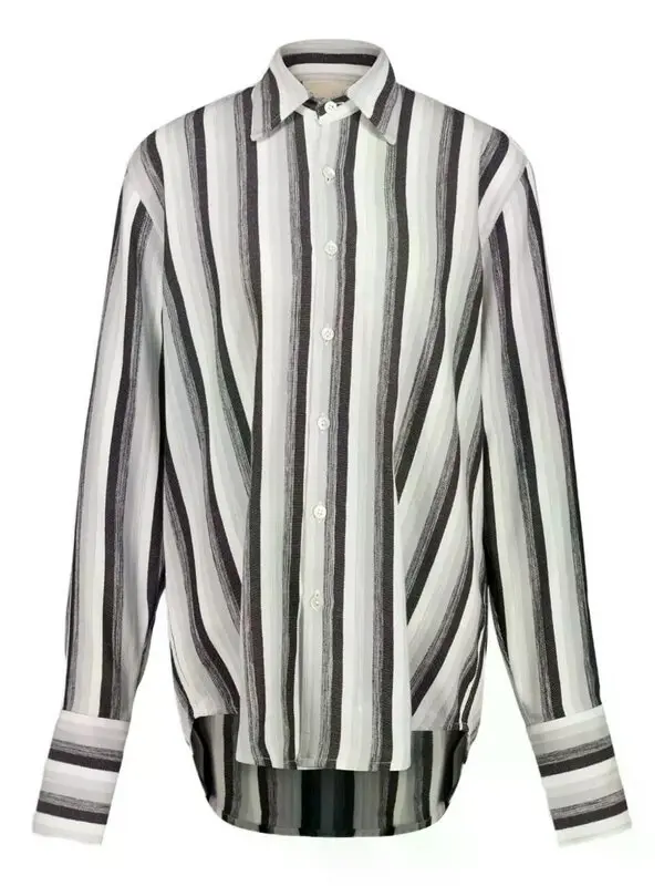 MARRAKSHI LIFE Striped French-cuff Shirt - White