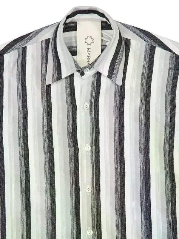 MARRAKSHI LIFE Striped French-cuff Shirt - White