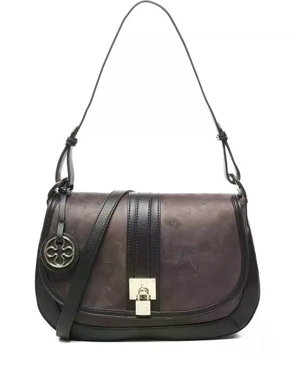 V°73 Curved-flap Shoulder Bag