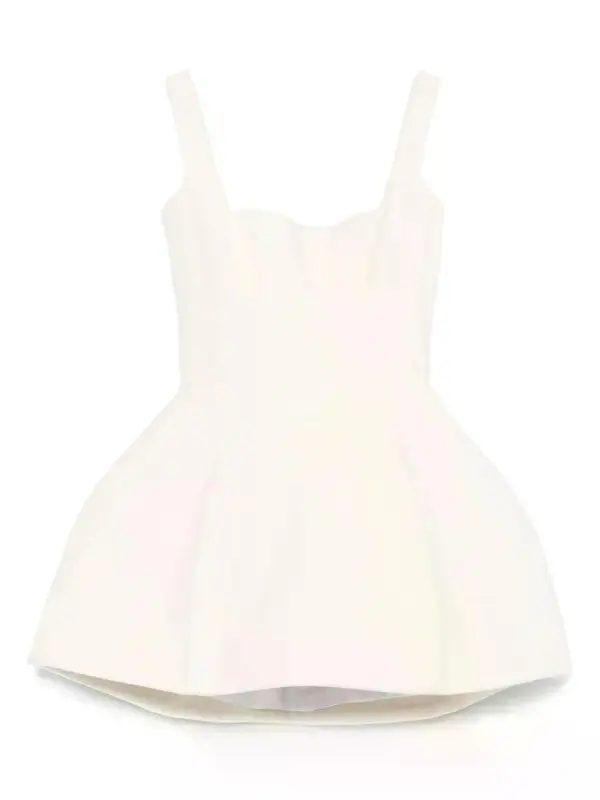 VESTIAIRE D'UN OISEAU LIBRE Flared Mini Dress - White