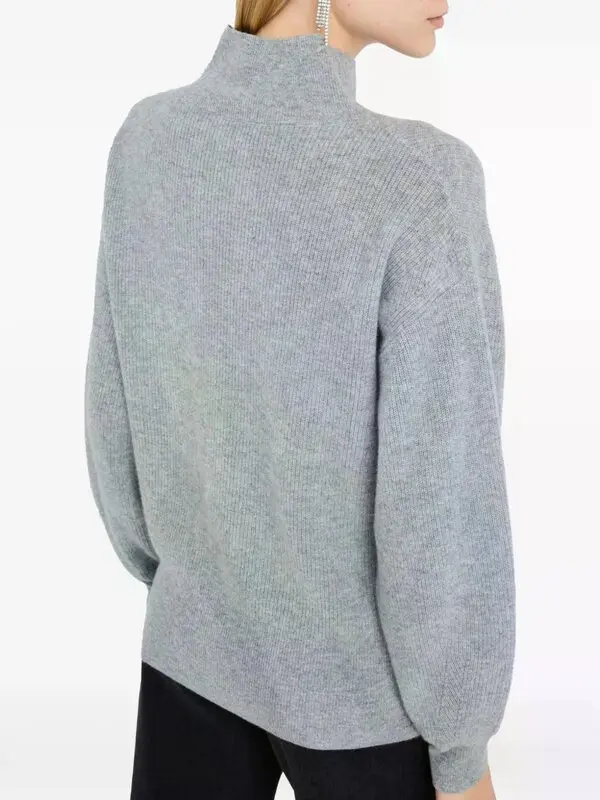 Liu Jo Ribbed Puff-sleeve Sweater