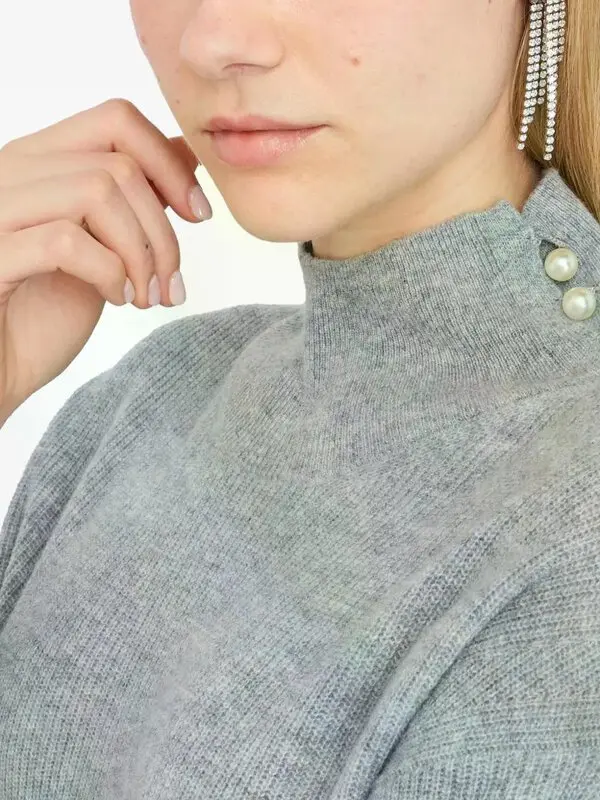 Liu Jo Ribbed Puff-sleeve Sweater