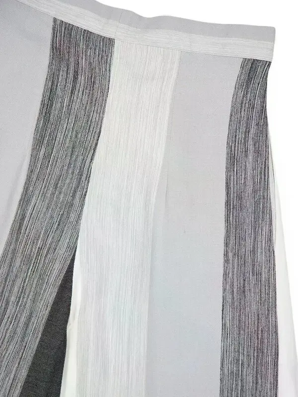 MARRAKSHI LIFE Pleated Stripe Trousers - White