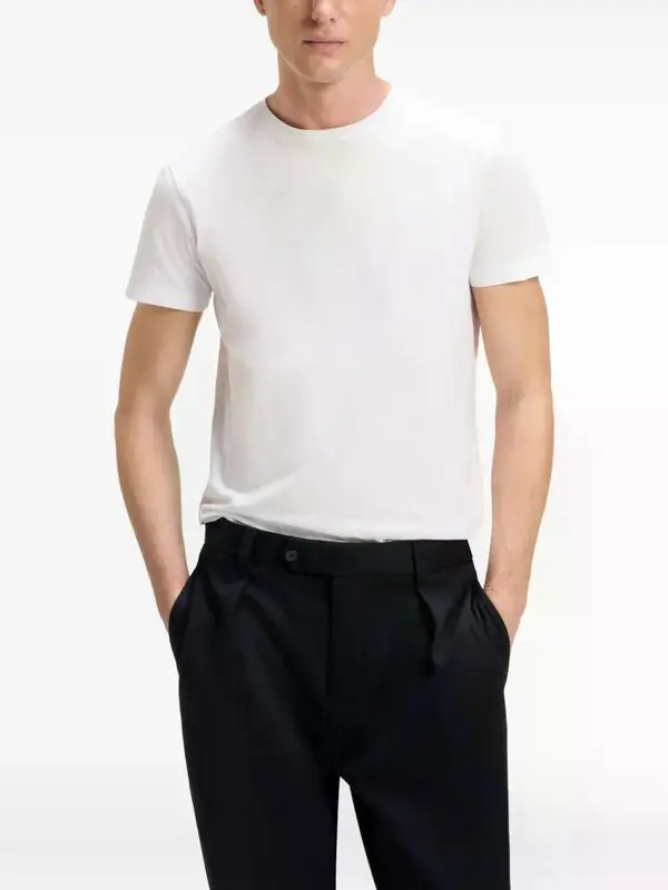 BOSS X David Beckham Crew-neck T-shirt - White