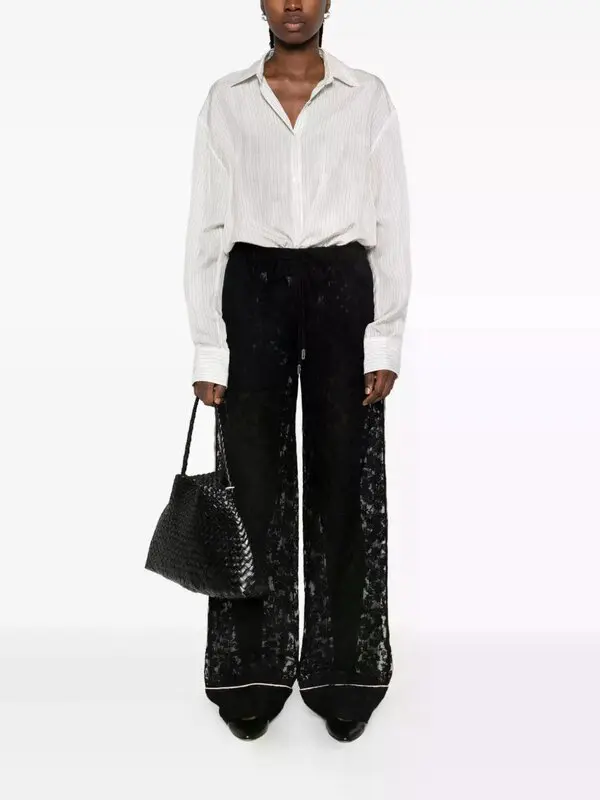 Ermanno Scervino Lace-trimmed Trousers