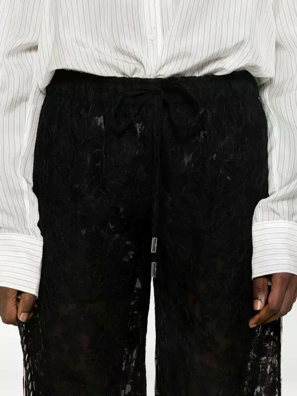 Ermanno Scervino Lace-trimmed Trousers