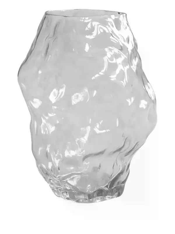 101 COPENHAGEN Medium Katachi Glass Vase - White