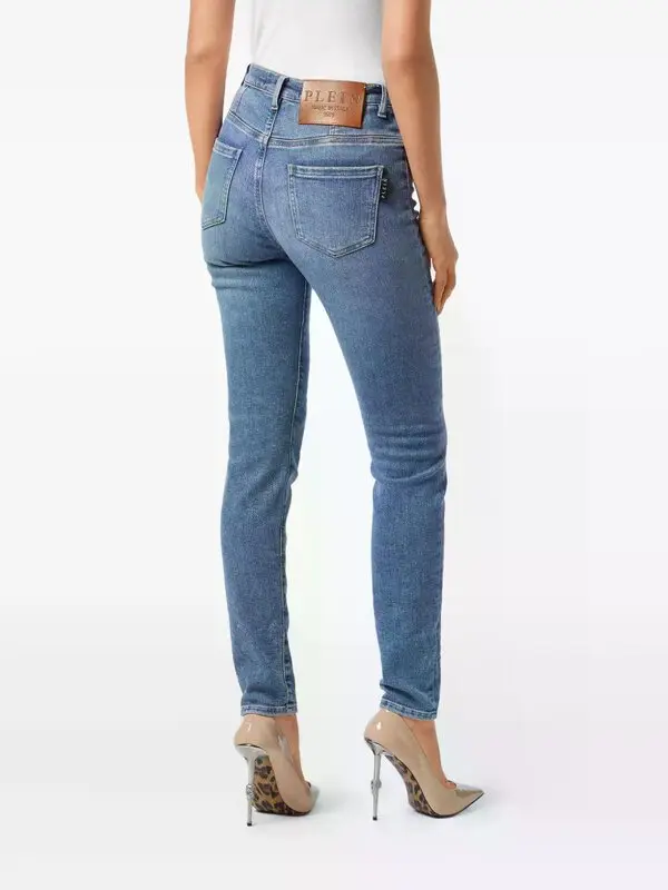 Philipp Plein Logo-plaque Jeans